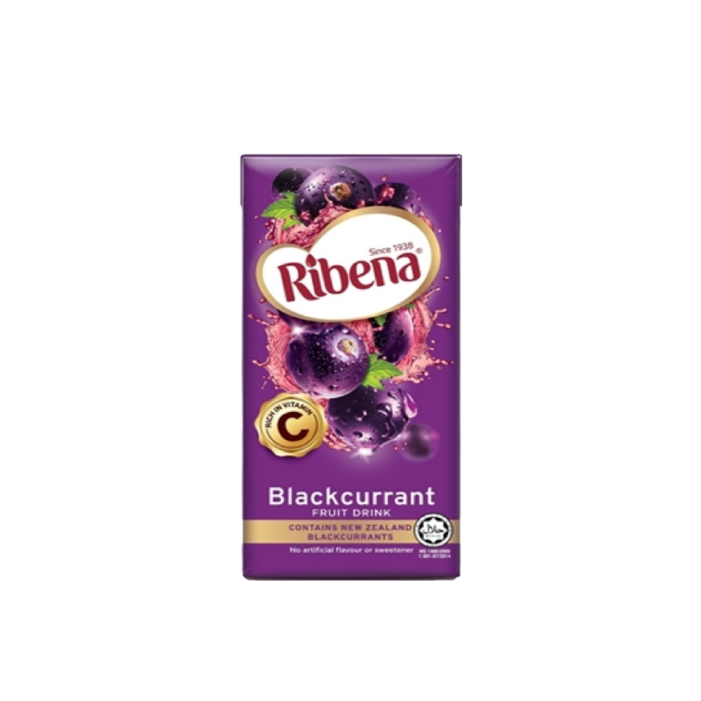 Ribena - Blackcurrant Fruit Packet Drink (200ml) (24/carton) – Tasty ...