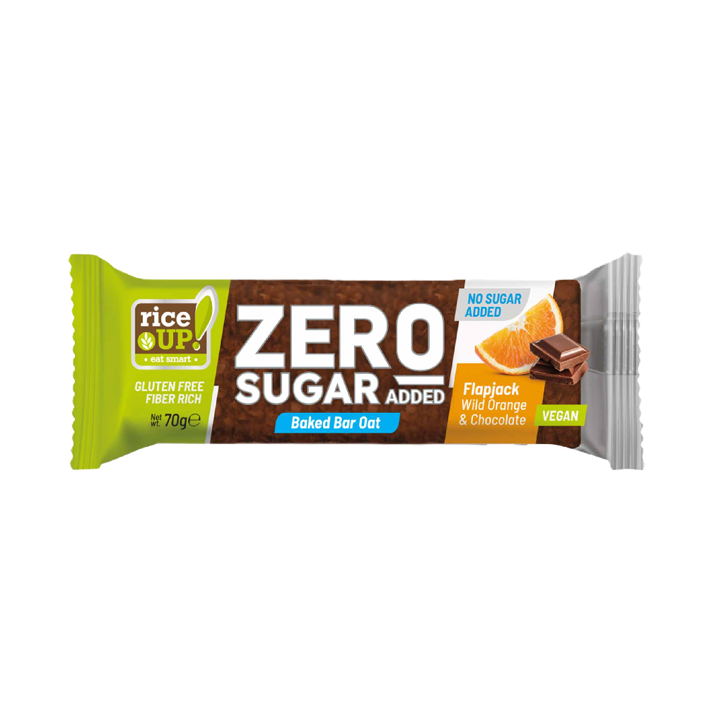 RiceUP! - Zero Sugar Gluten Free Oat Bar Wild Orange and Chocolate (70 ...