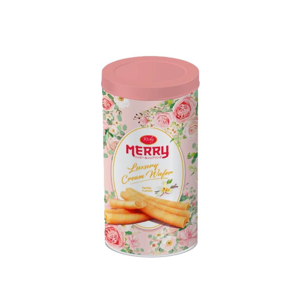 Richy - Merry Cream Filled Vanilla Wafer (200g) (12/carton ...