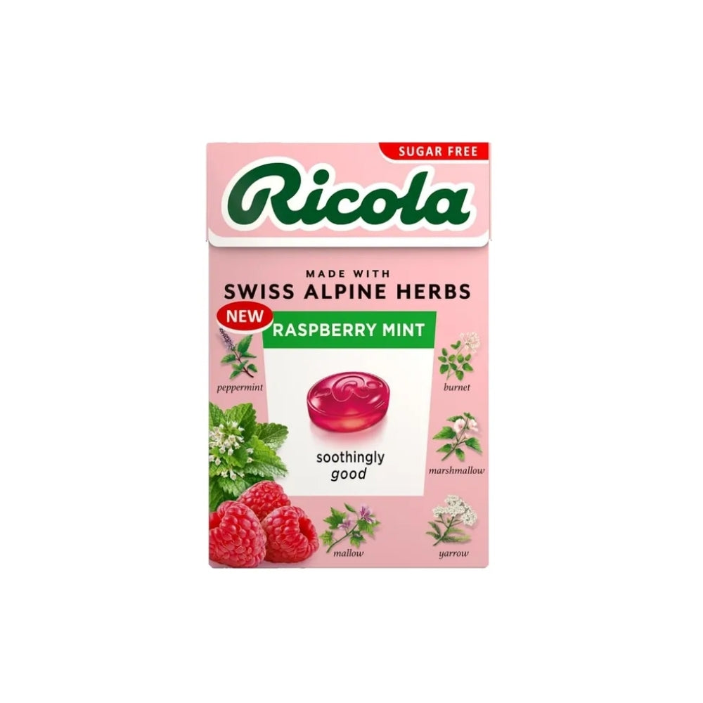 Ricola - Raspberry Lozenges (45g) (20/carton) – Tasty Snack Asia
