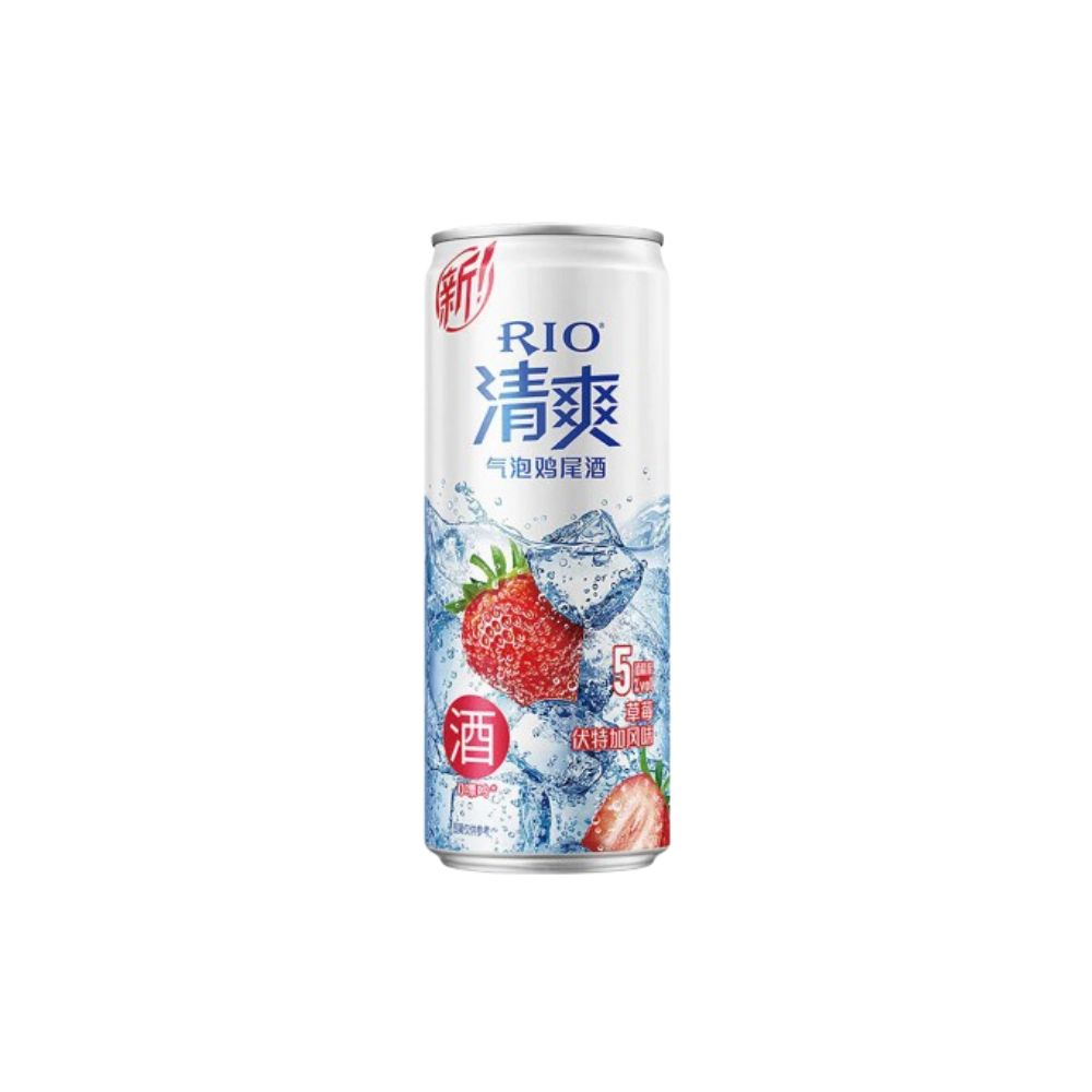 Rio - 5% Strawberry & Vodka Flavoured Sparkling Cocktail (330ml) (24/c ...