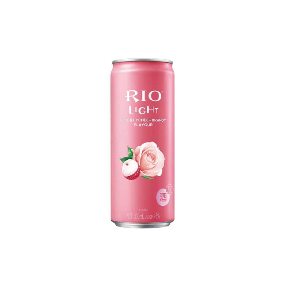 Rio - Light 3% Rose Lychee & Brandy Flavoured Cocktail (330ml) (24/car ...