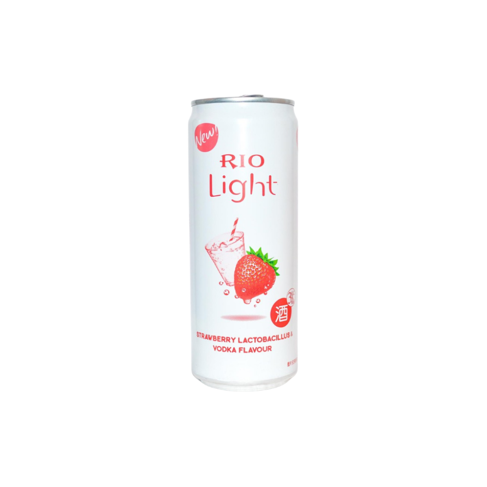 Rio - Light 3% Strawberry Yogurt & Vodka Flavoured Cocktail (330ml) (2 ...