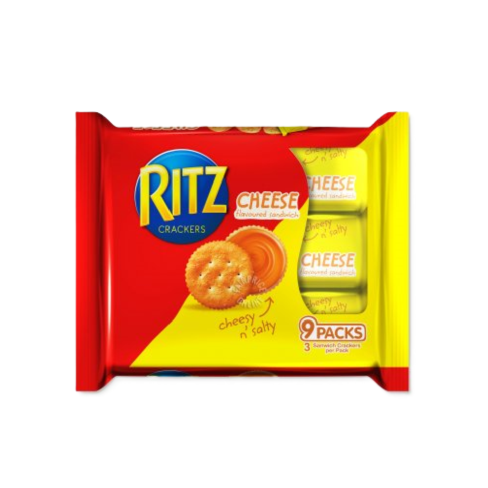 Ritz - Cheese Sandwich (9/pack) (243g) (12/carton) – Tasty Snack Asia