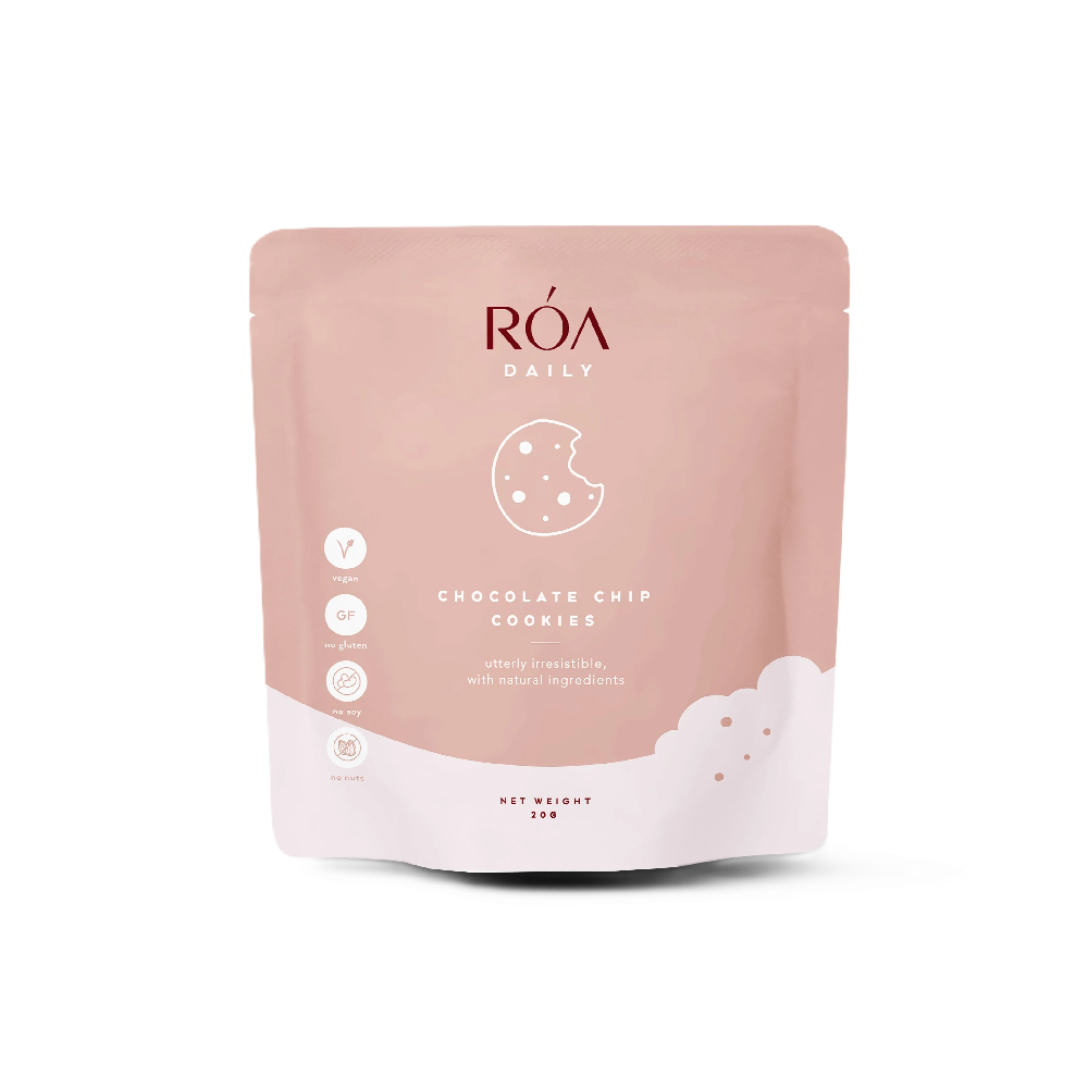 Roa Daily - Chocolate Chip Cookies (20g) (200/carton) – Tasty Snack Asia