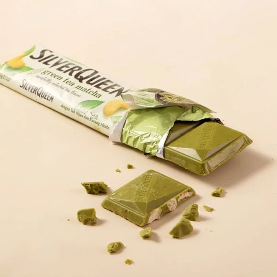 SilverQueen - Green Tea Matcha in White Chocolate (25g) (360/carton ...