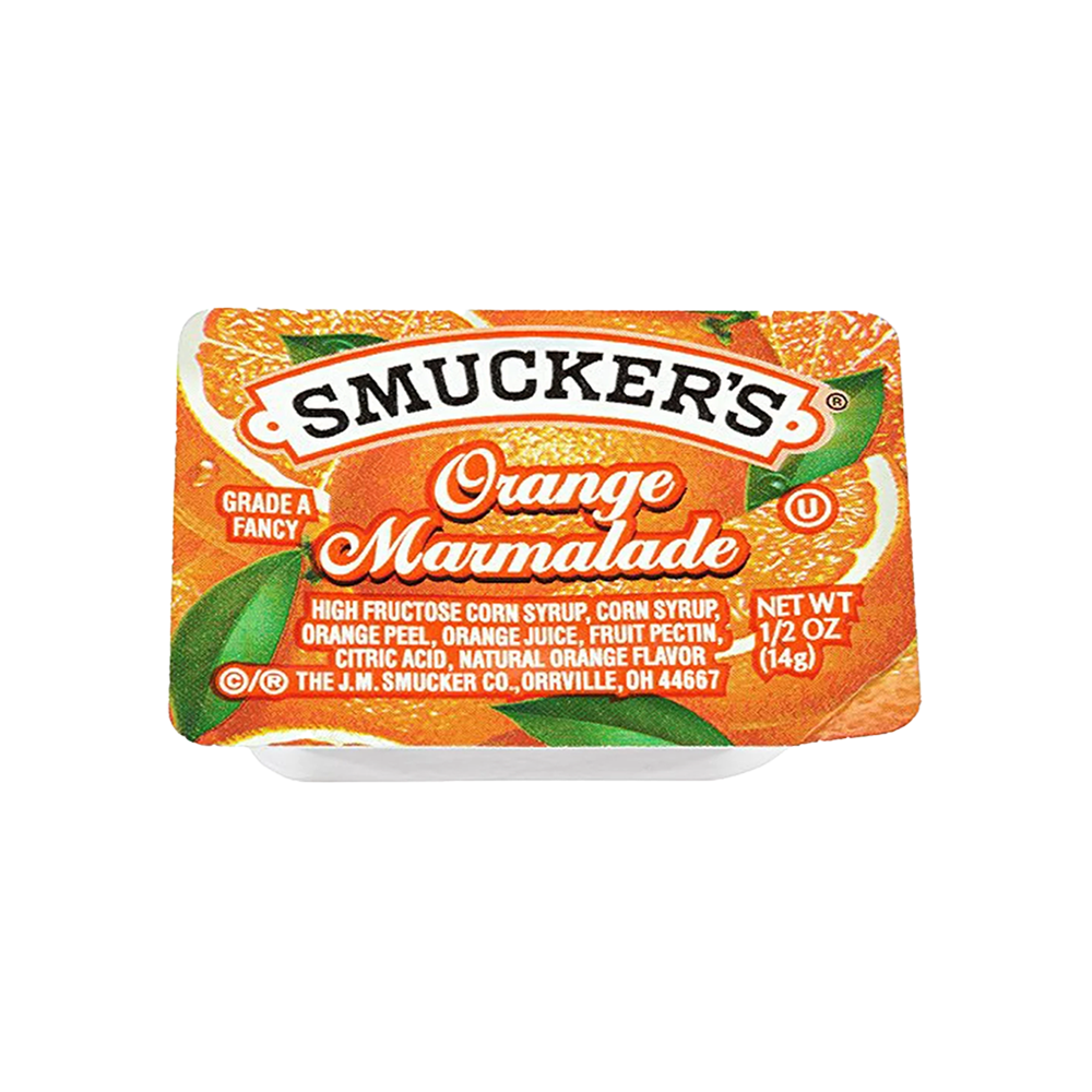 Smucker's - Orange Marmalade Portion Jam (14g) (200/carton) – Tasty ...