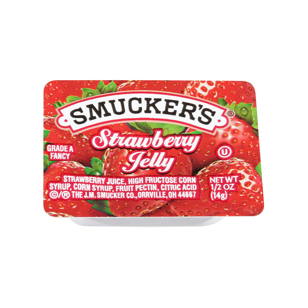 Smucker's - Strawberry Portion Jam (14g) (200/Carton) – TastySnackAsia