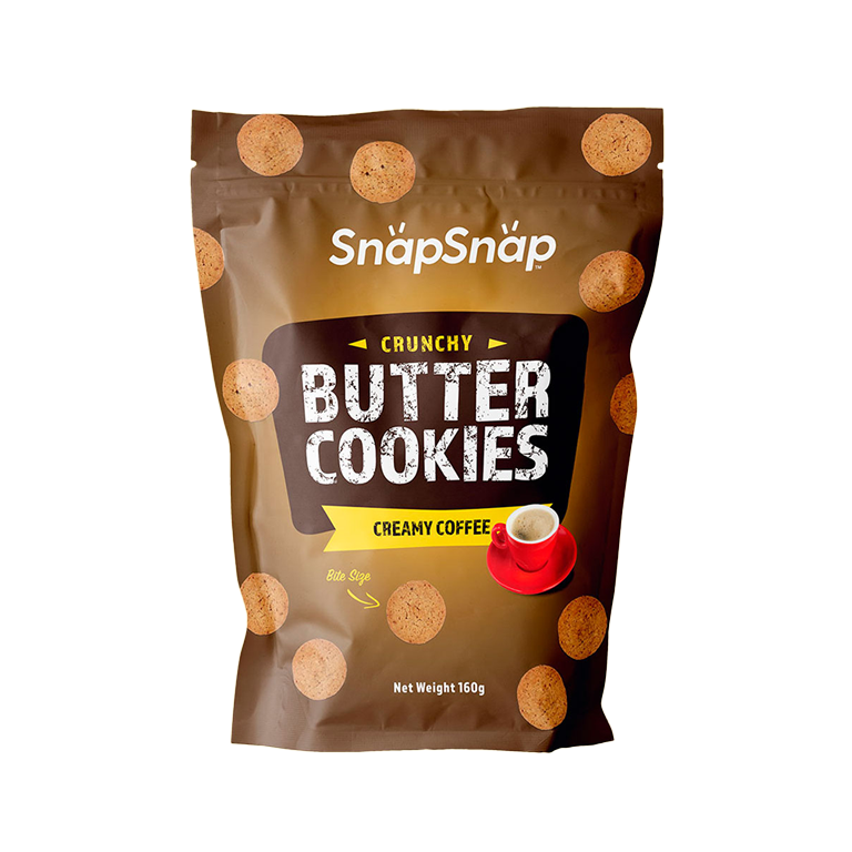 Snap Snap - Creamy Coffee Butter Cookies (160g) (24/carton) – Tasty ...