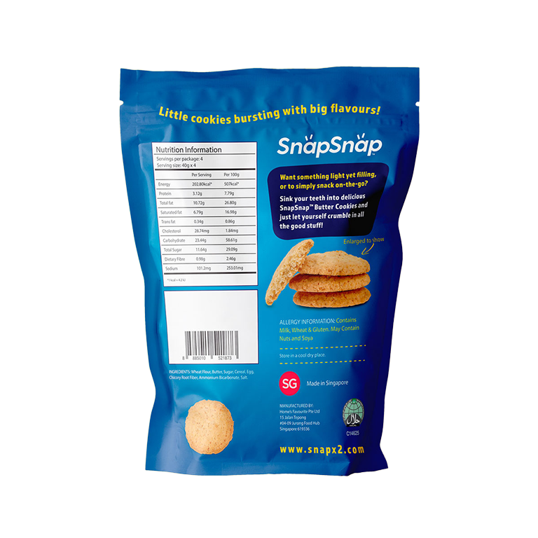 Snap Snap - Milky Cereal Butter Cookies (160g) (24/carton) – Tasty ...