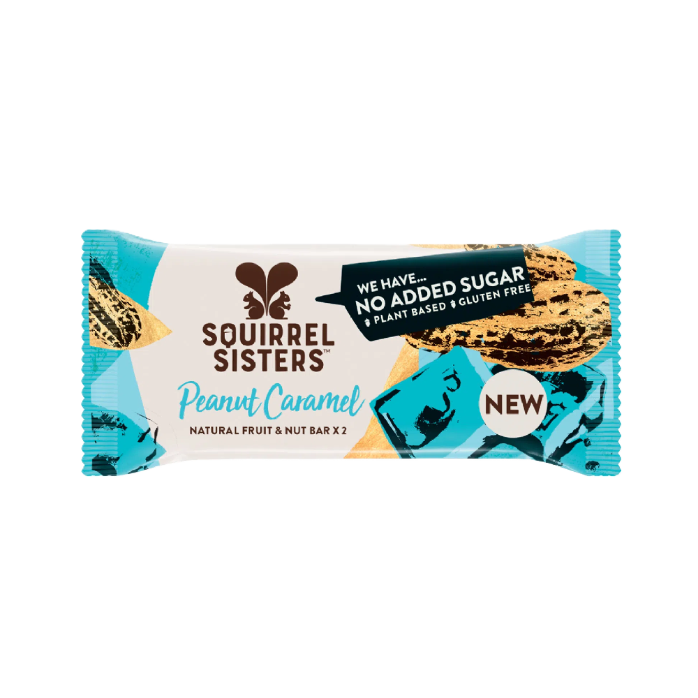 Squirrel Sisters - Peanut Caramel Fruit & Nut Bar (40g) (12/carton ...