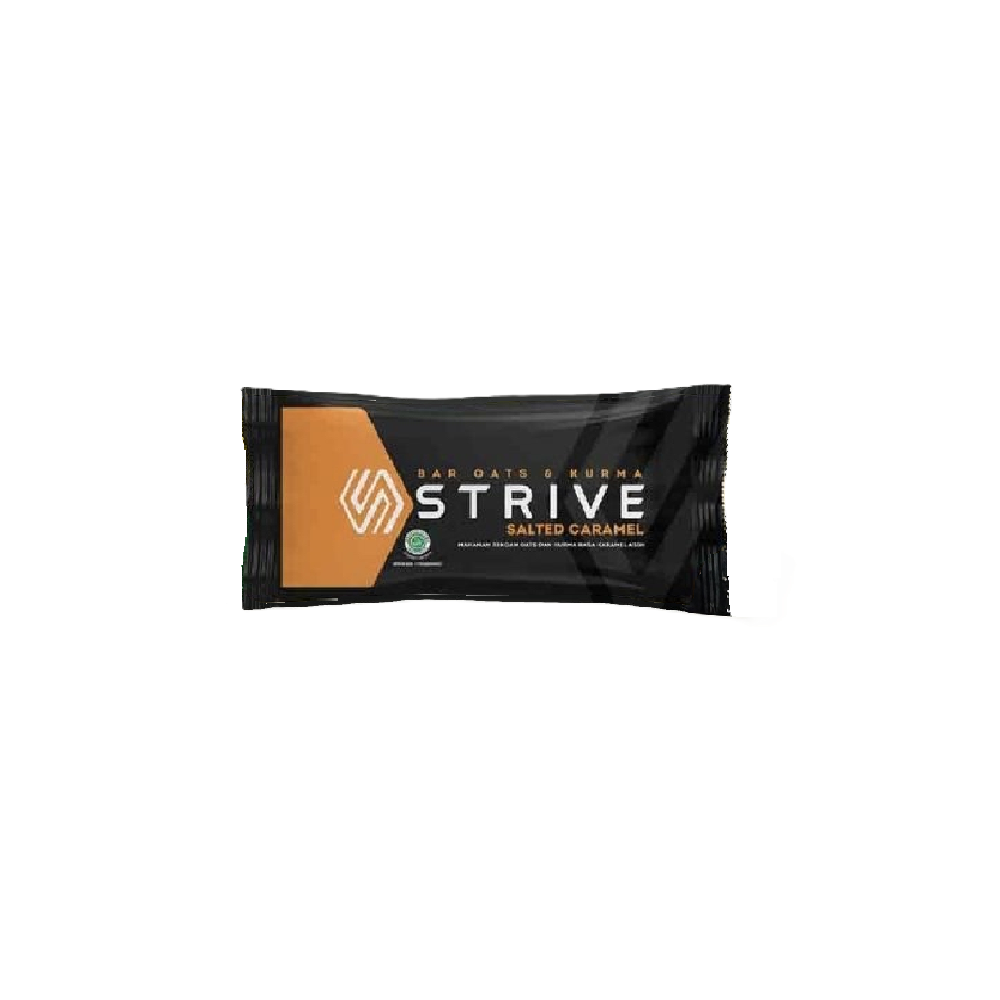 Strive - Salted Caramel Bar Oats & Kurma (20g) (5/carton) – Tasty Snack ...