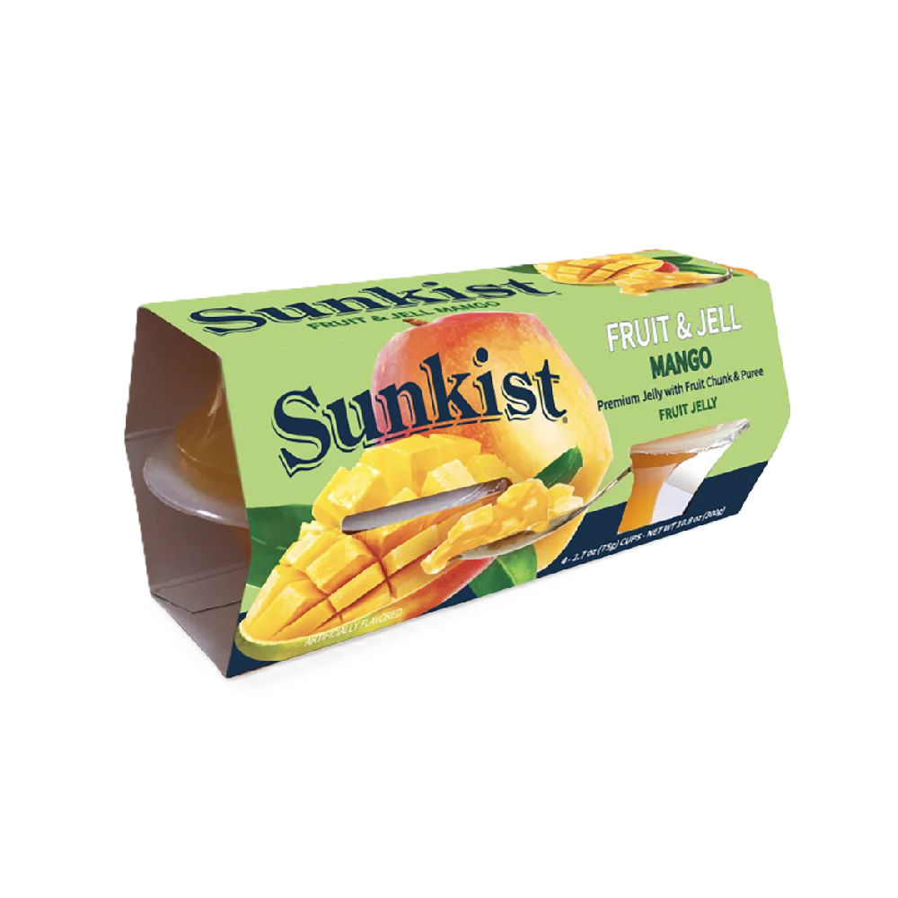 Sunkist - Mango Jelly (4/pack) (300g) (12/carton) – Tasty Snack Asia