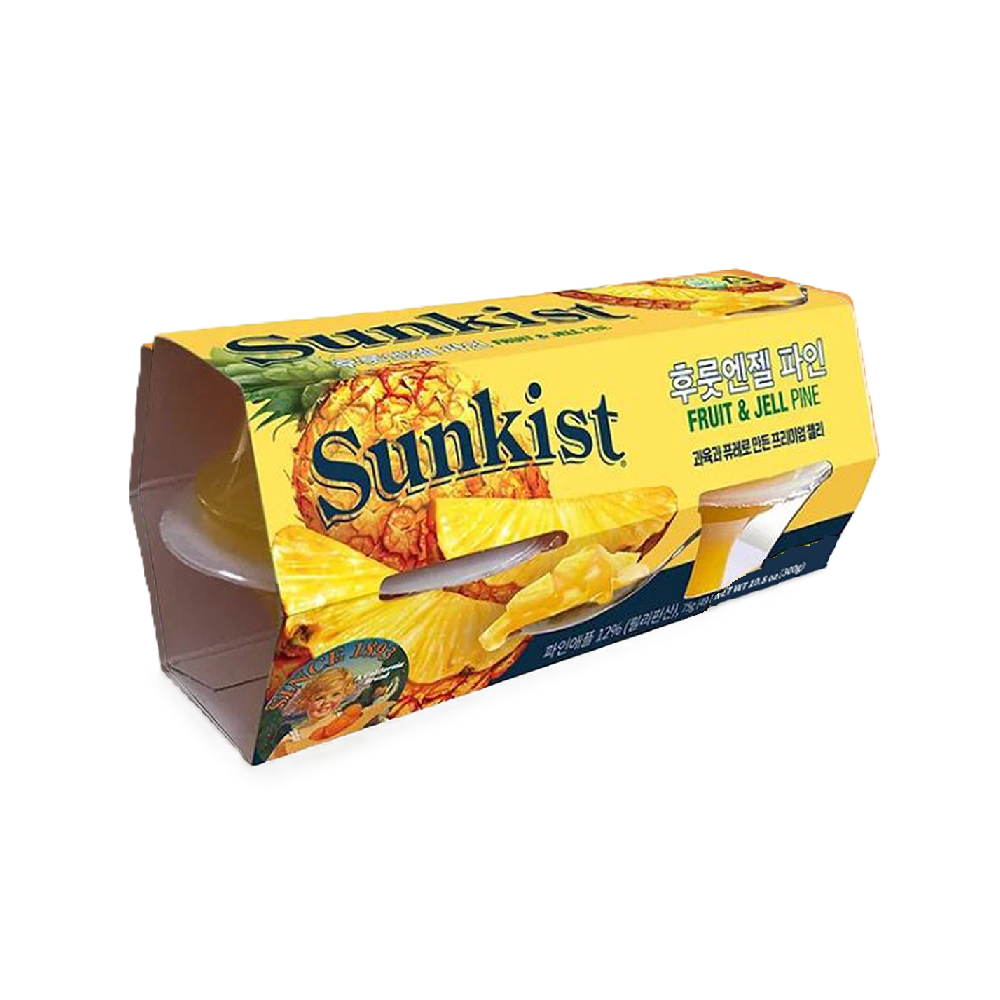 Sunkist - Pineapple Jelly (4/pack) (300g) (12/carton) – Tasty Snack Asia