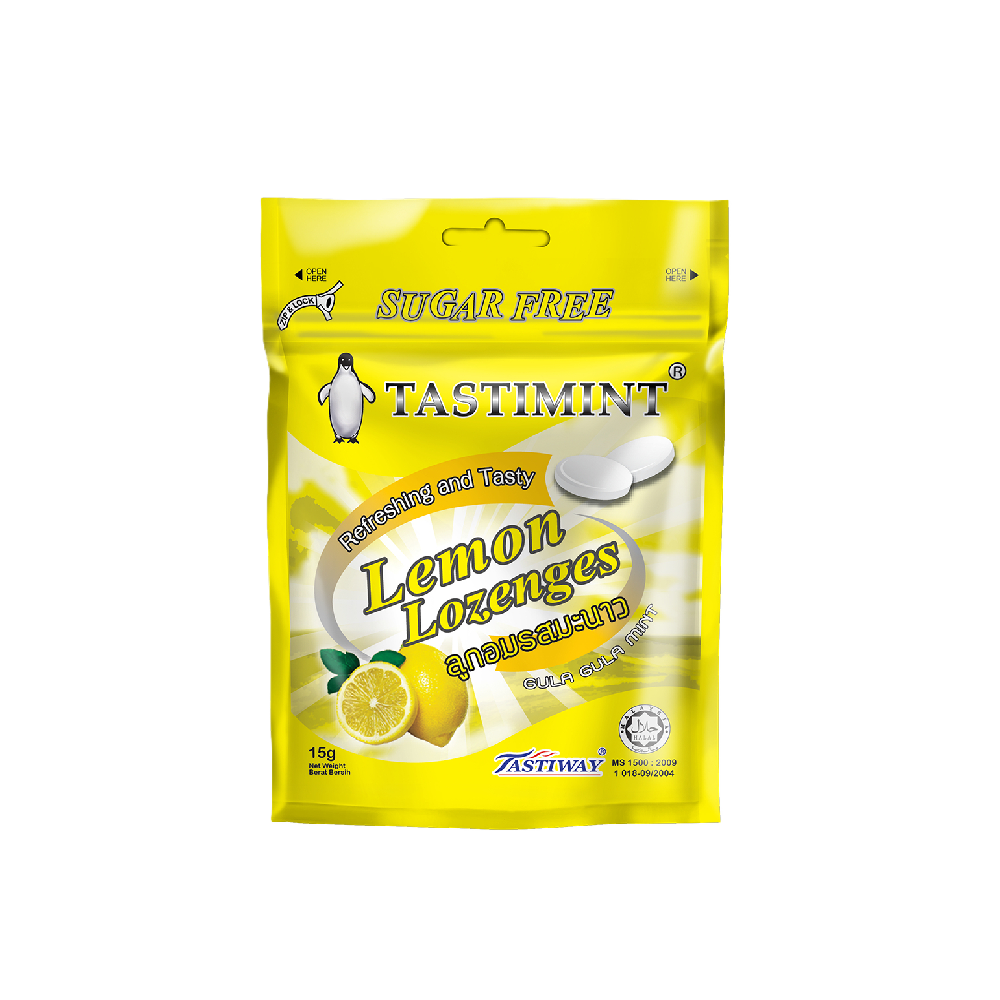 Tastimint - Sugar Free Lemon Lozenges (15g) (30/carton) – Tasty Snack Asia