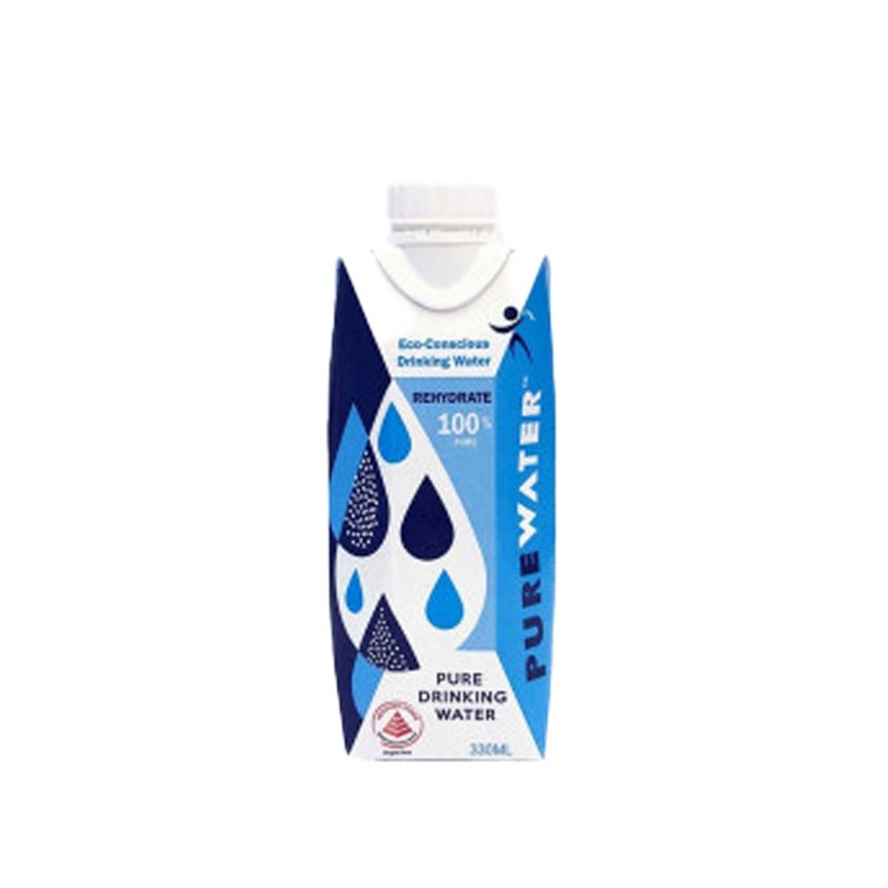 Pure Water - Tetra Pack Water (330ml) (12/carton) – Tasty Snack Asia