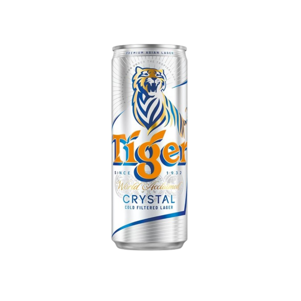 Tiger - Crystal Beer Can (320ml) (24/carton) – Tasty Snack Asia