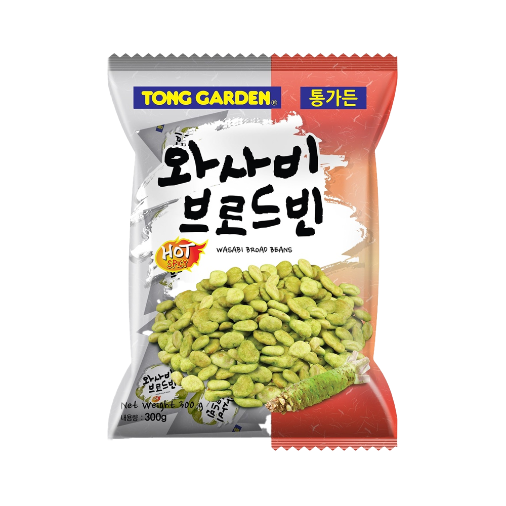 Tong Garden - Wasabi Broad Beans (10/pack) (300g) (12/carton) – Tasty ...
