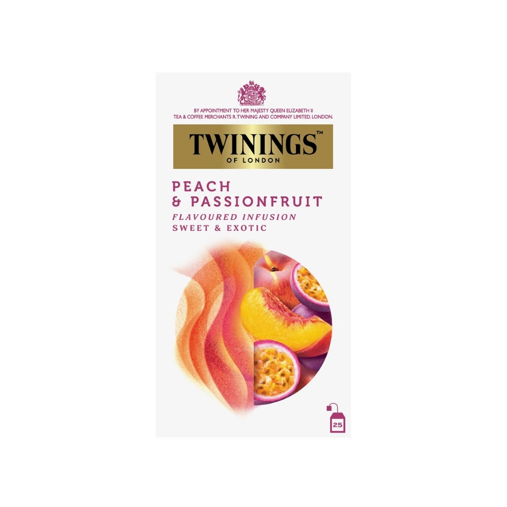 Twinings - Peach & Passionfruit Fruit Infusion Tea (25/pack) (2g) (12 ...