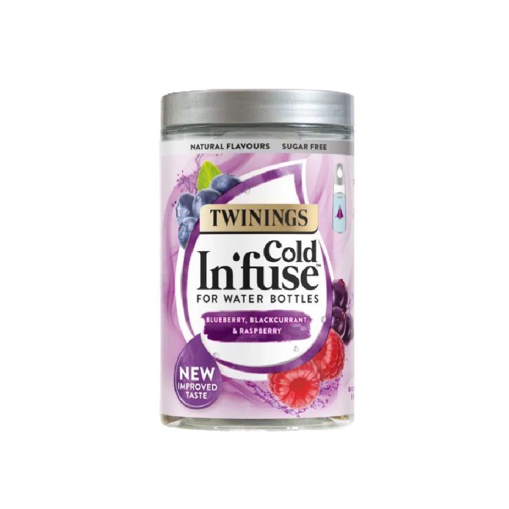 Twinings - Blueberry, Blackcurrant & Raspberry Cold Infuse Tea (12/pac ...