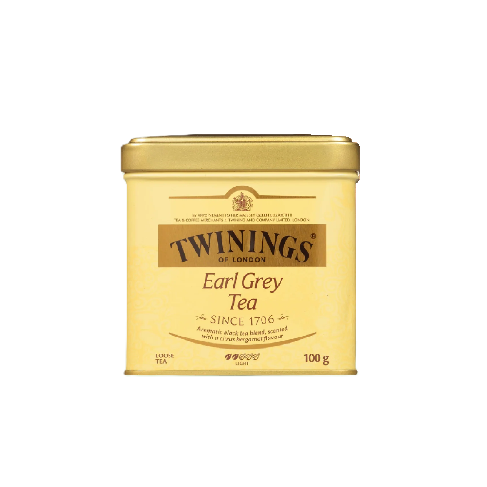 Twinings - Earl Grey Tea Tin (100g) (6/carton) – Tasty Snack Asia