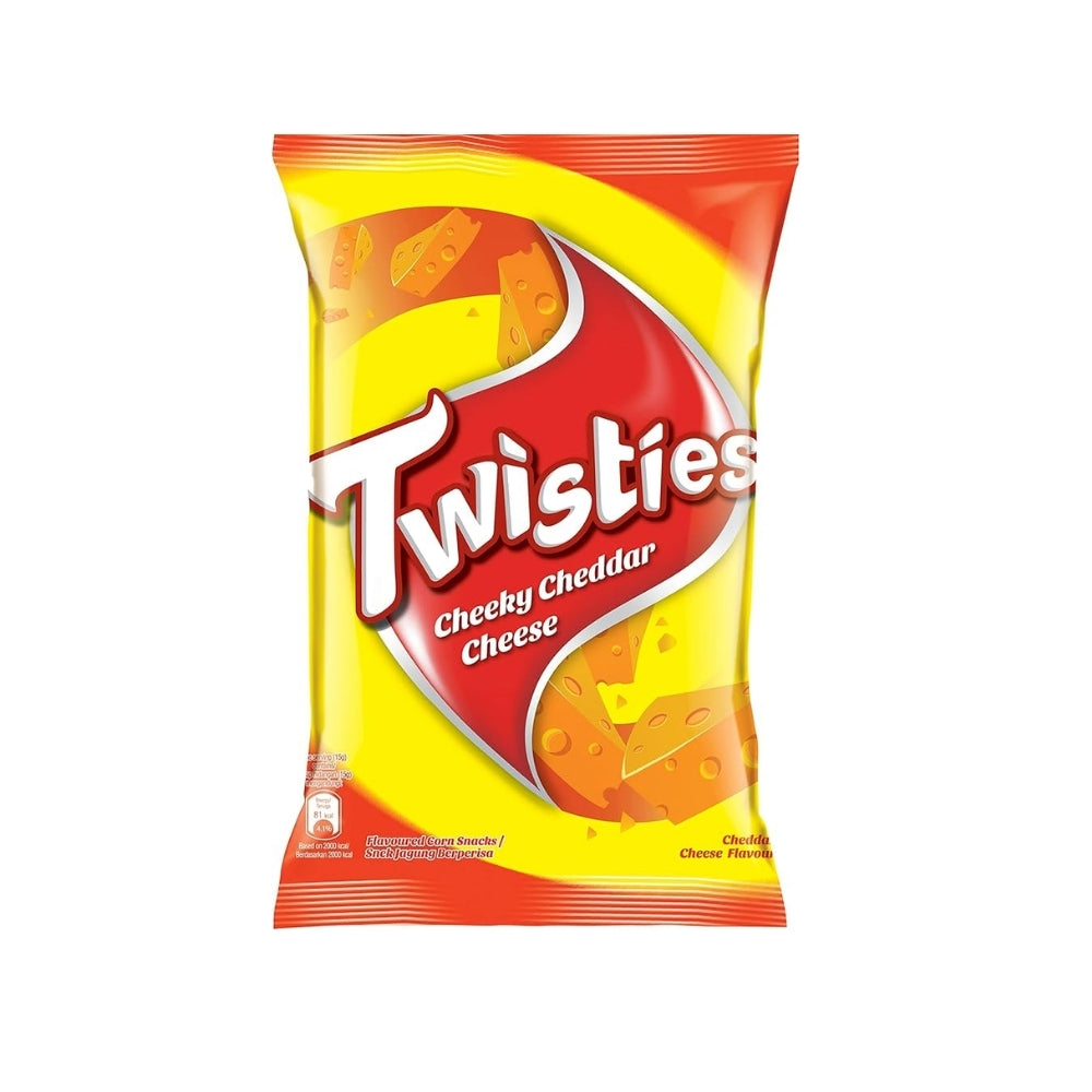 Twisties - Cheddar Cheese Chips (140g) (18/carton) – Tasty Snack Asia