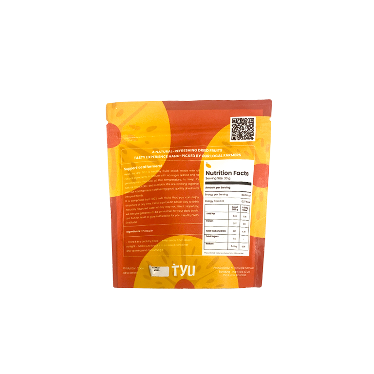 Tyu - Pineapple Chewy Fruit (30g) (40/carton) – Tasty Snack Asia