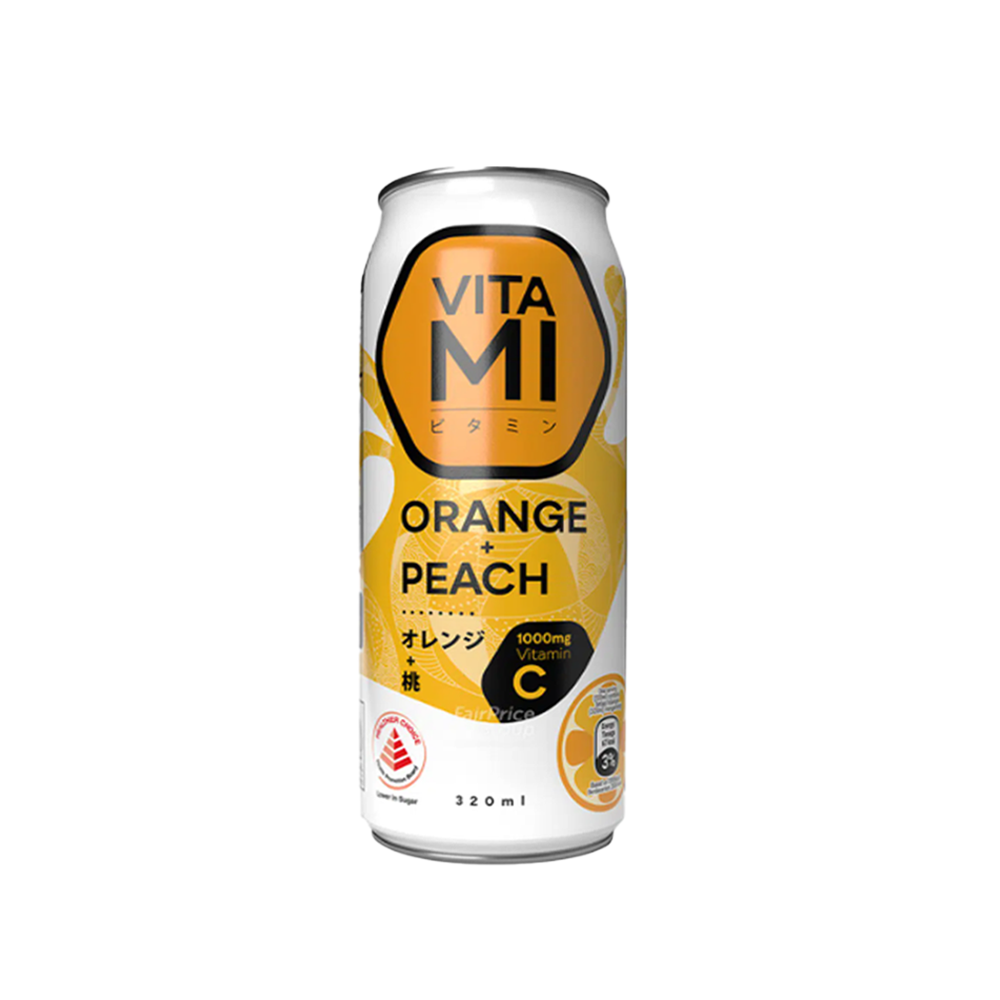 Vita Mi - Vitamin C Infused Orange & Peach Drink (320ml) (24/carton ...