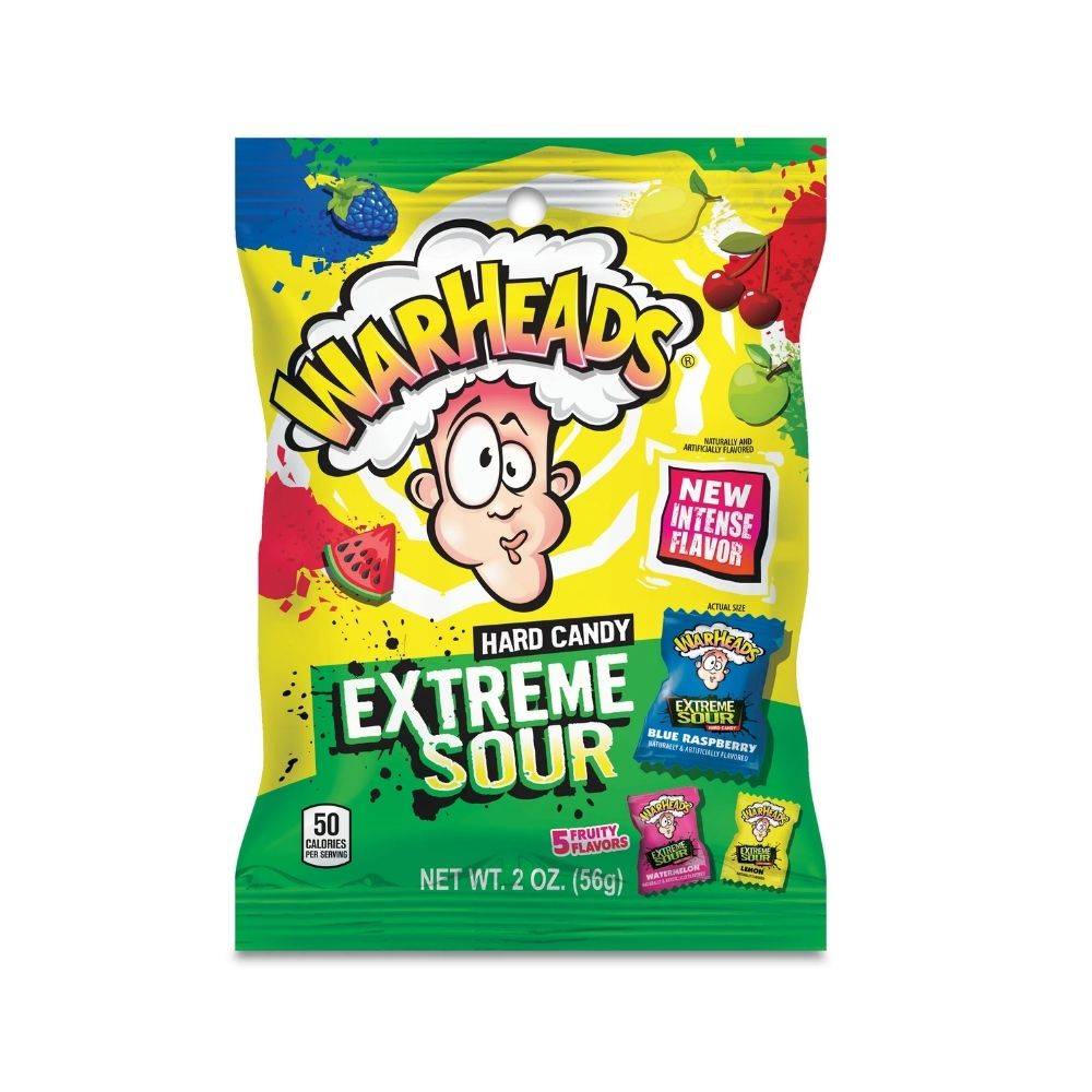 Warheads - Extreme Sour Hard Candies (56g) (12/carton) – Tasty Snack Asia