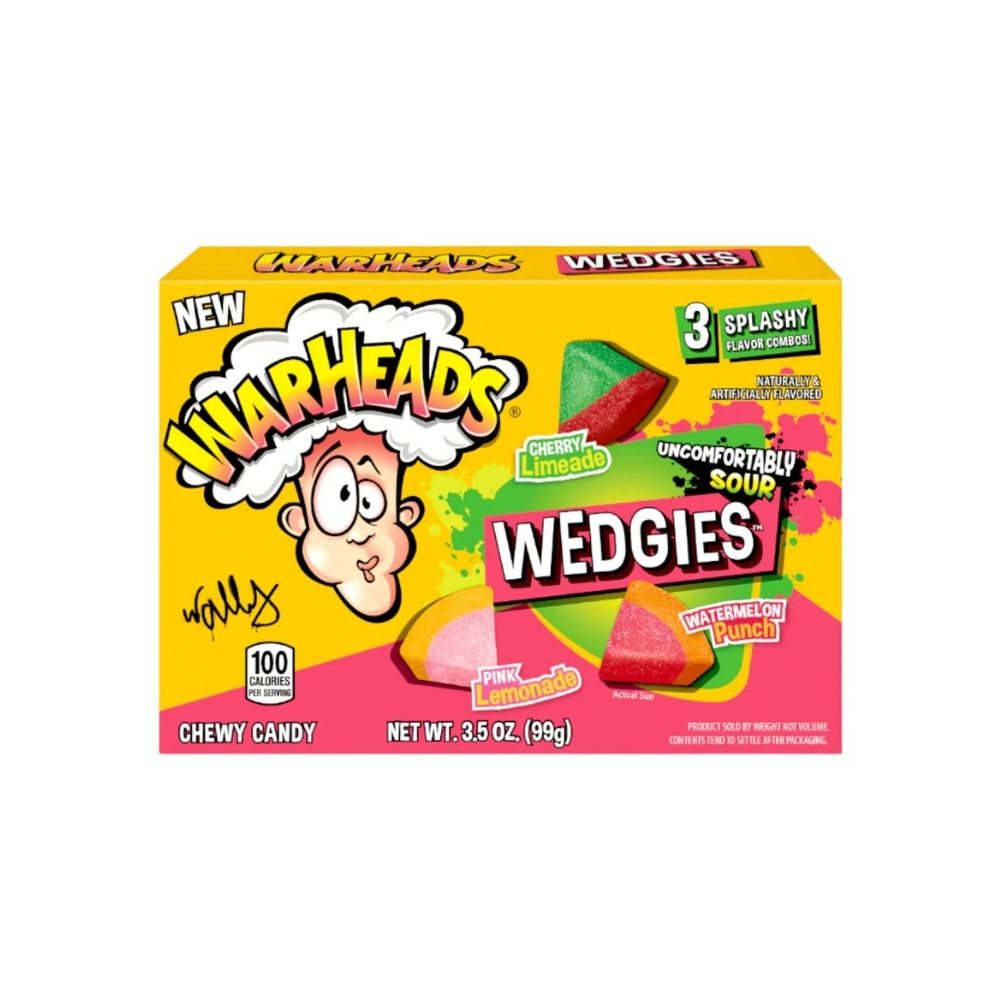Warheads - Wedgie Sour Gummy (99g) (12/carton) – Tasty Snack Asia