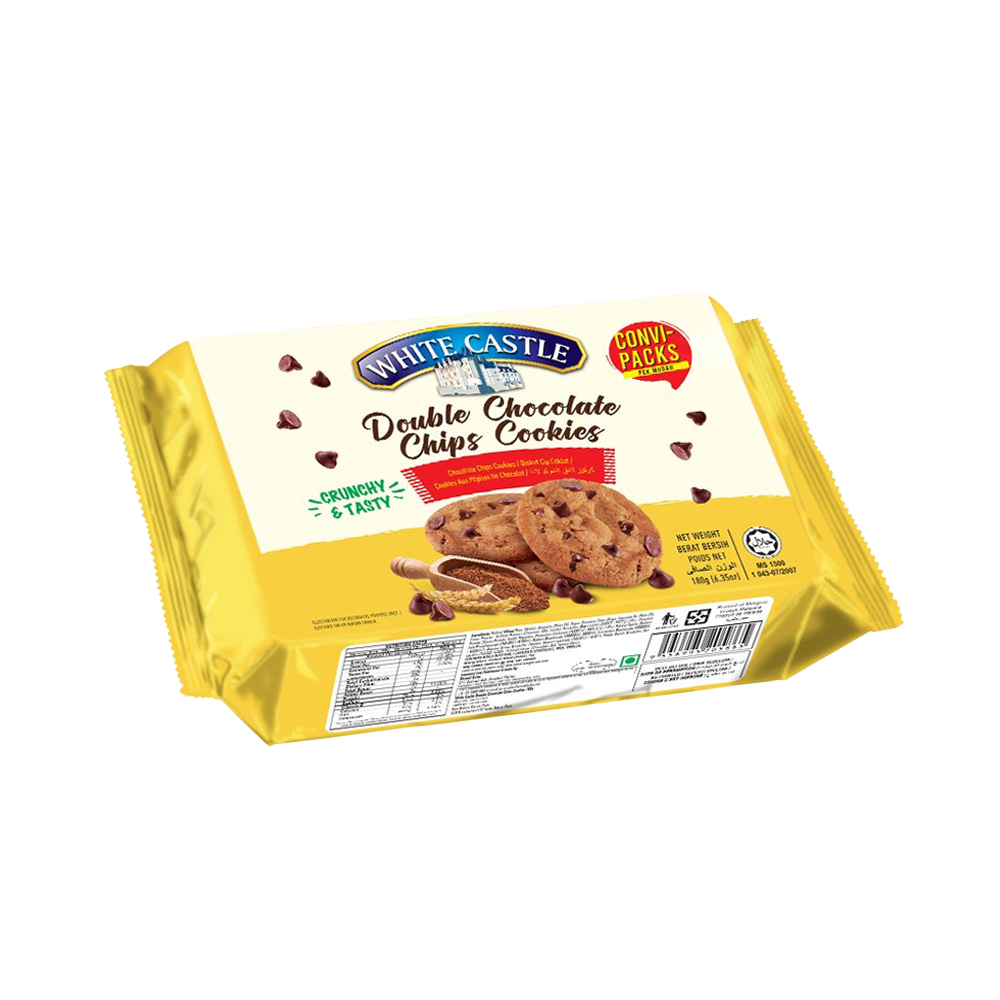 White Castle - Double Chocolate Chips Cookies (180g) (24/carton ...