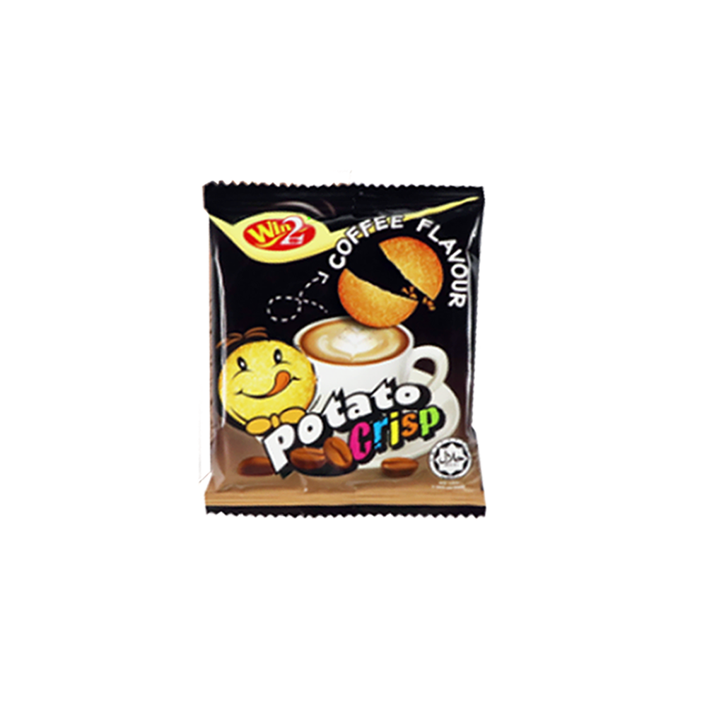 Win2 - Coffee Flavour Potato Crisps (20g) (360/carton) – Tasty Snack Asia