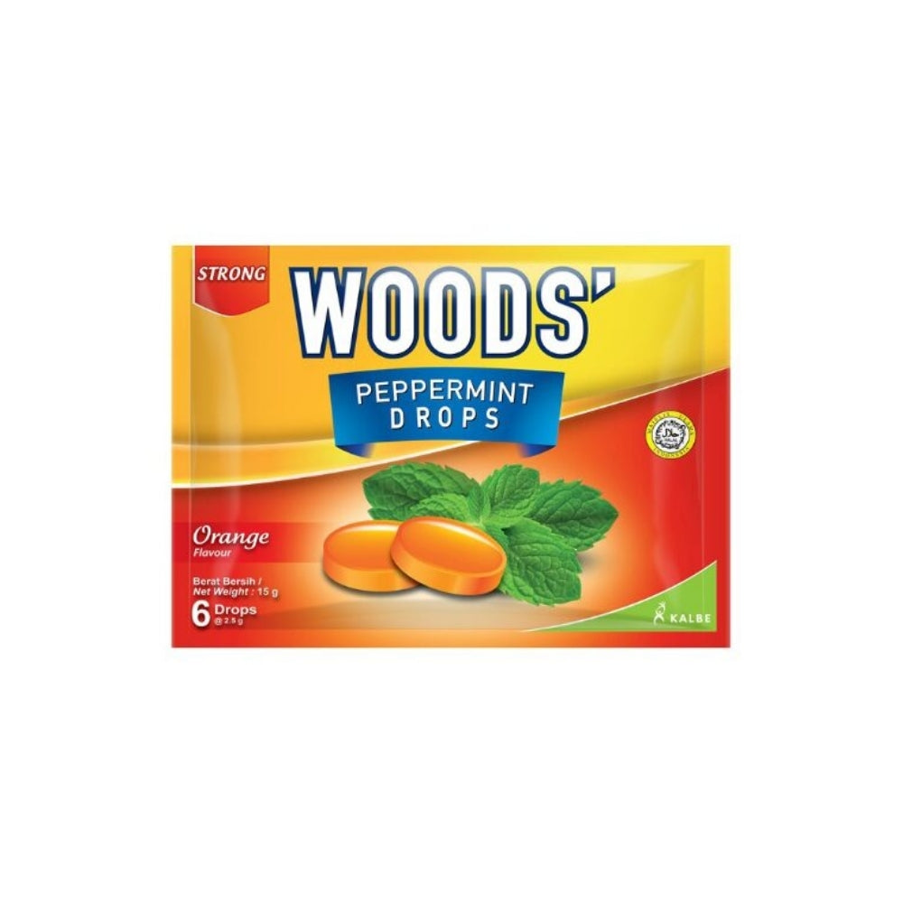 Woods' - Orange Peppermint Lozenges (6/pack) (15g) (15/carton) – Tasty ...