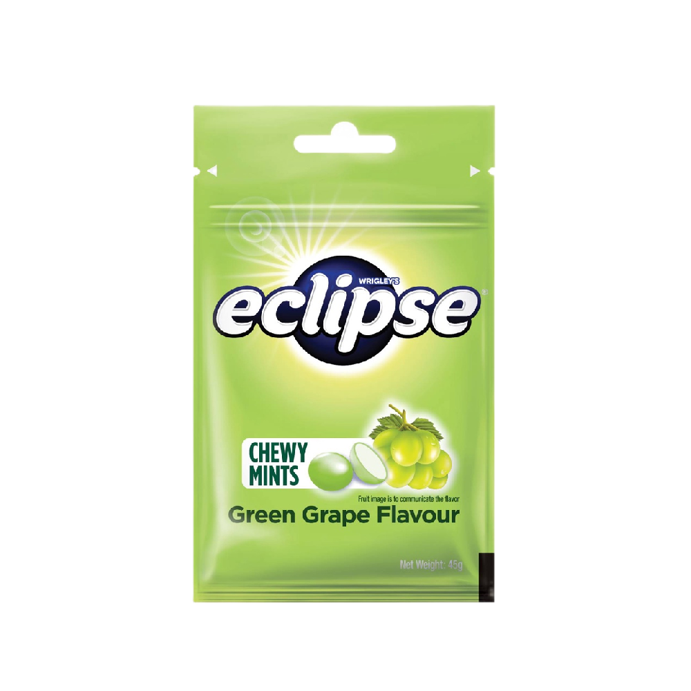 Wrigley's - Eclipse Green Grape Chewy Mints (45g) (20/carton) – Tasty ...