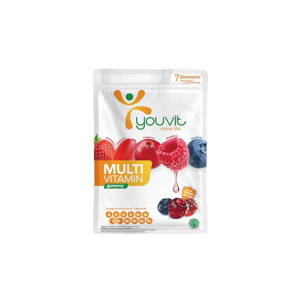 Youvit - Multivitamin Gummy (7/pack) (36/carton) – Tasty Snack Asia