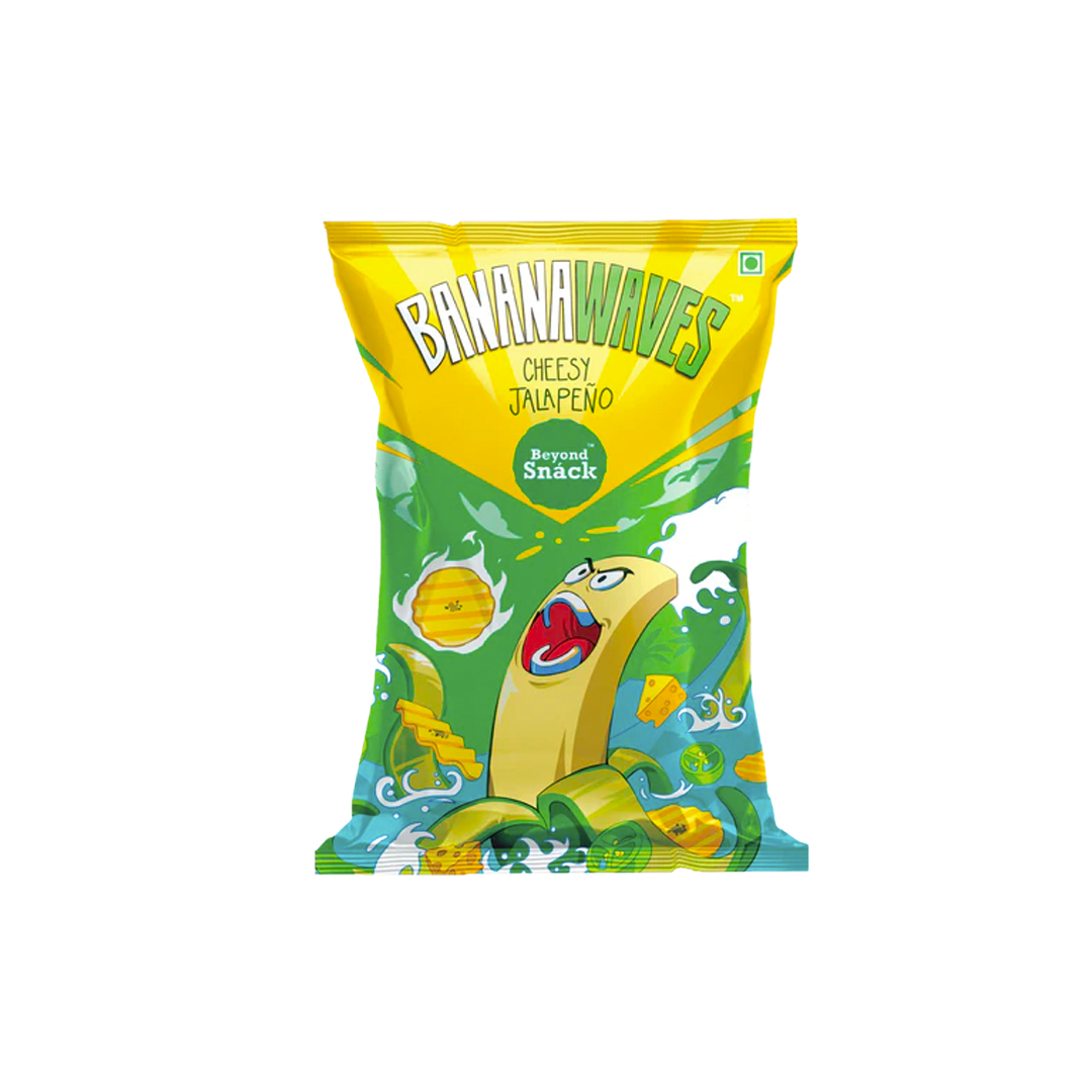 Bananawaves - Cheesy Jalapeno (65g) (75/carton) – Tasty Snack Asia
