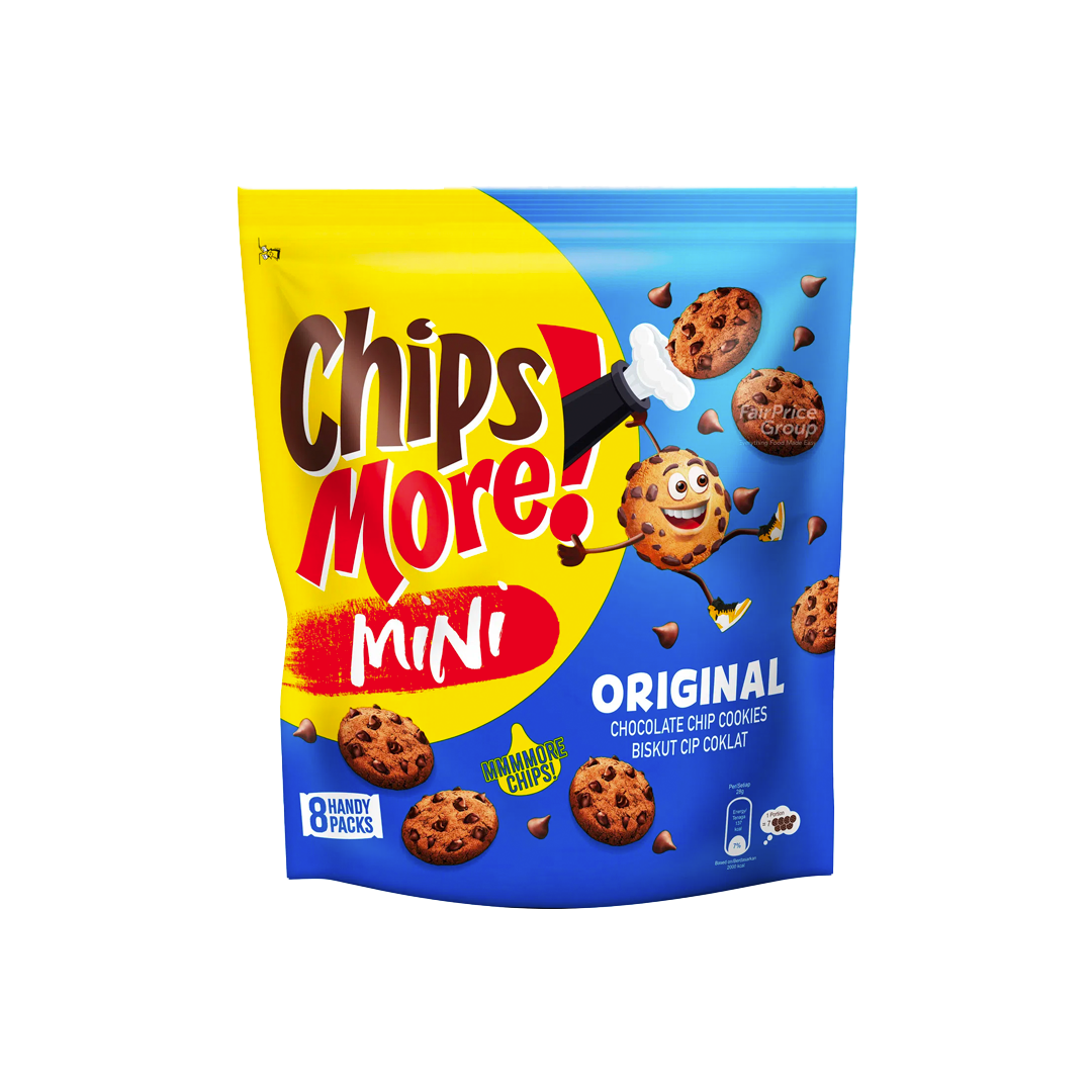 Chips More - Original Chocolate Chip Cookies (8/pack) (28g) (16/carton ...