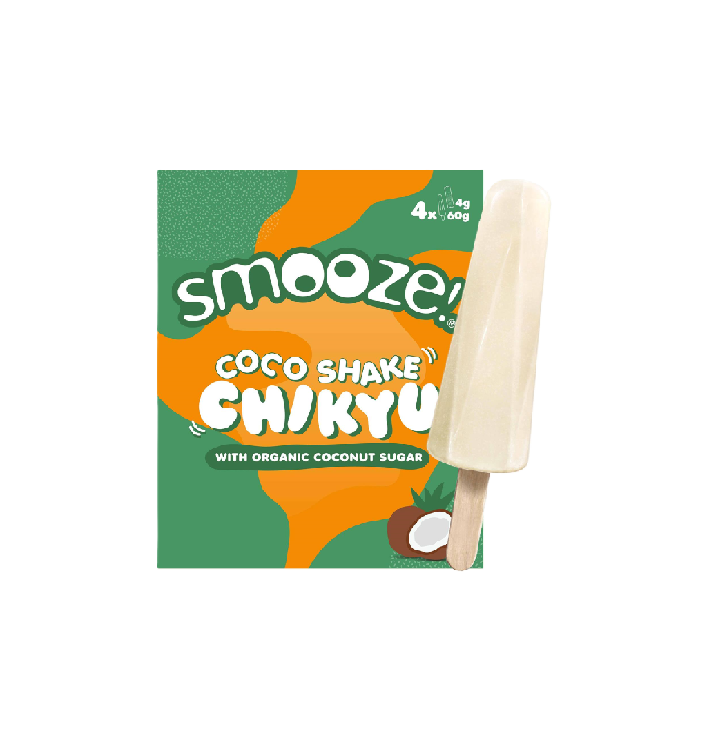 Smooze! - Coco Shake Chikyu (60g) (100/carton) – Tasty Snack Asia