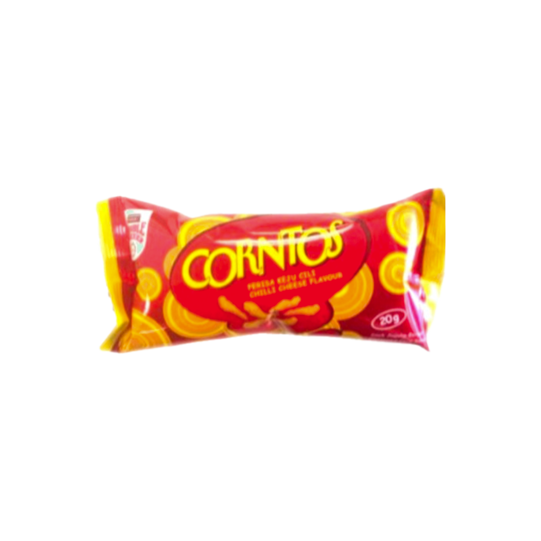 Corntos - Chilli Cheese Corn Snacks (18g) (30/carton) – Tasty Snack Asia