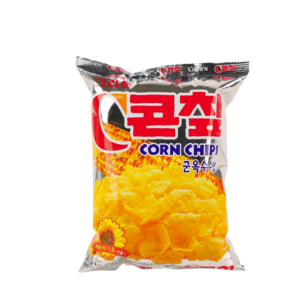Crown - Baked Corn Chips (72g) (16/carton) – Tasty Snack Asia