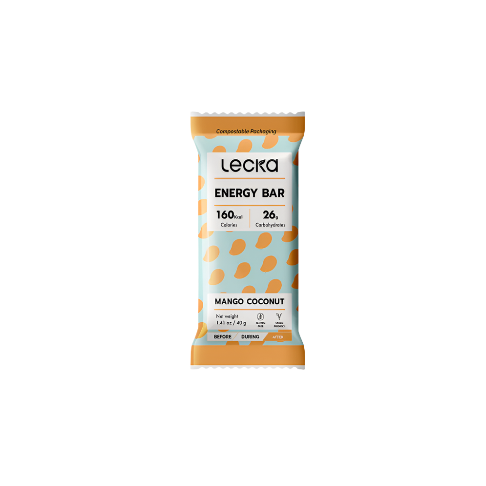 Lecka - Mango Coconut Energy Bar (40g) (12/carton) – Tasty Snack Asia