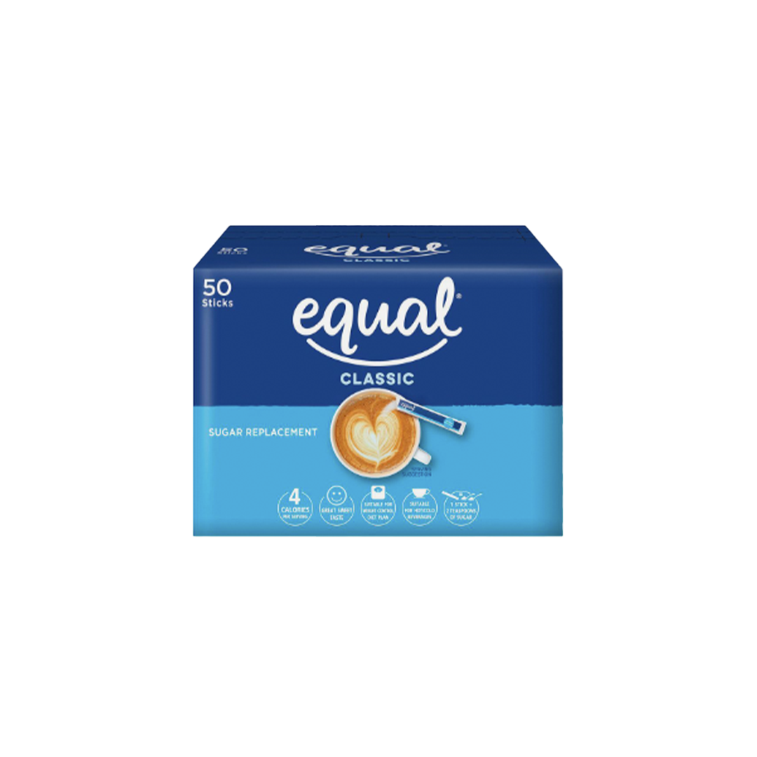 Equal - Sweetener (50g) (50/pack) (12/carton) – Tasty Snack Asia