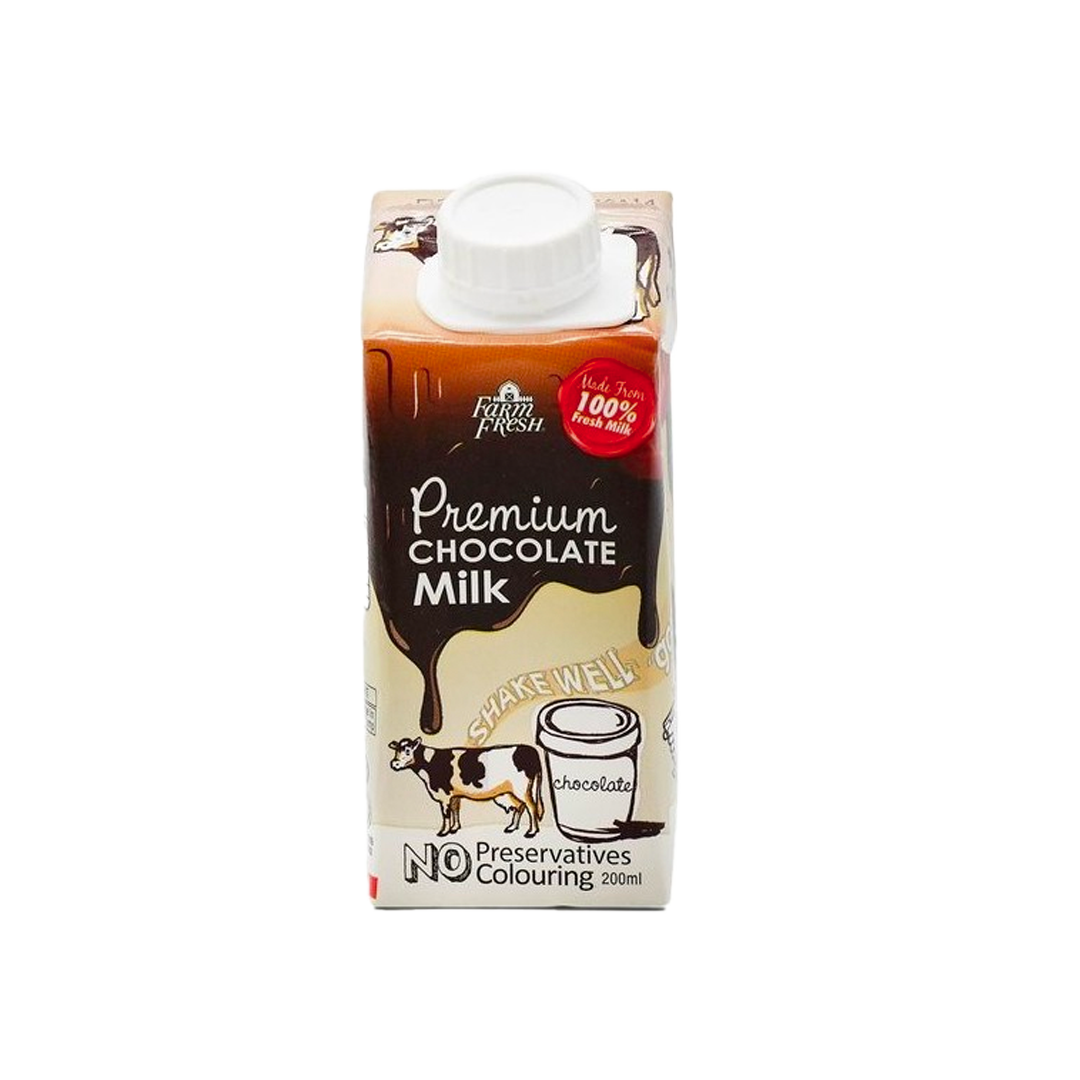Farm Fresh - Premium Chocolate Milk (200ml) (24/carton) – Tasty Snack Asia