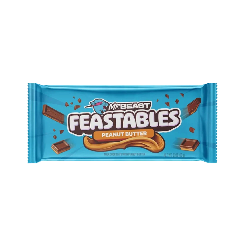 MrBeast Feastables - Peanut Butter Chocolate (35g) (24/carton) – Tasty ...