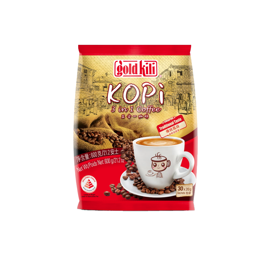 Gold Kili - Kopi 3 in 1 Coffee (HCS) (30/pack) (20g) (24/carton ...