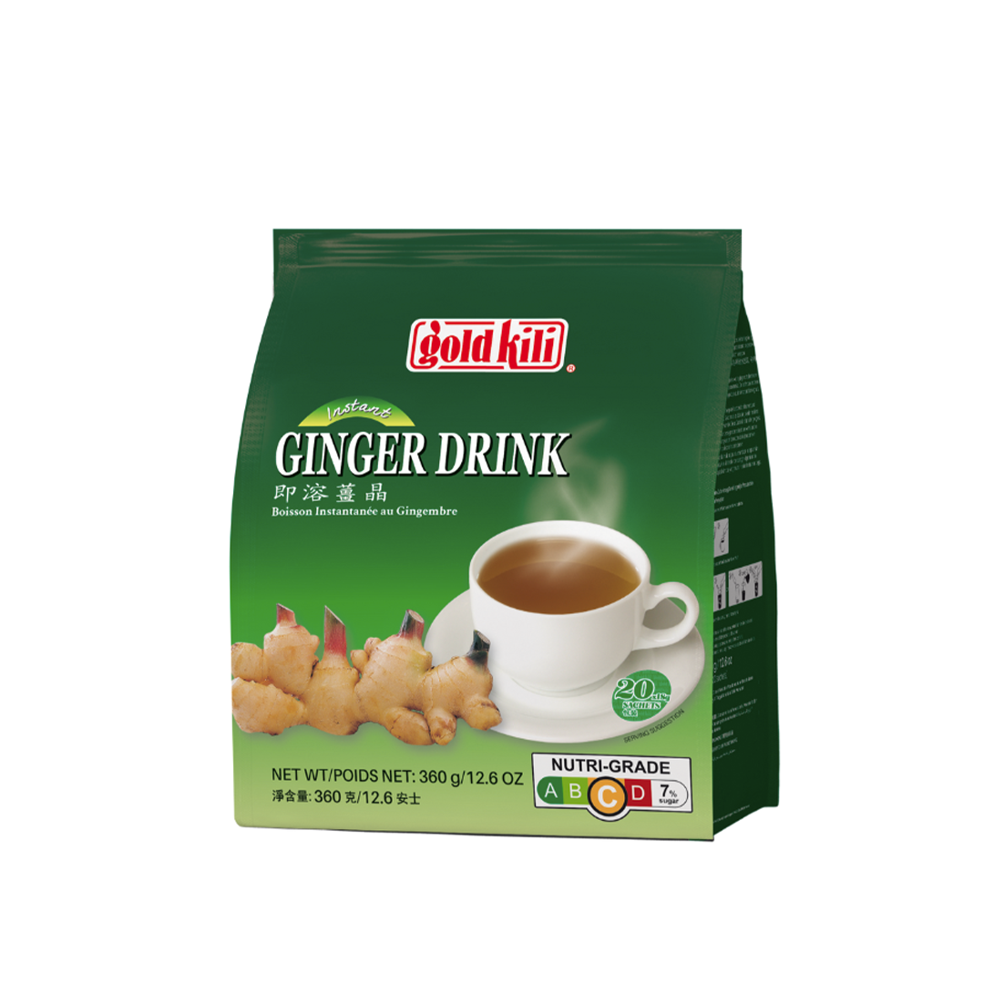 Gold Kili - Ginger Tea (18g) (20/pack) (24/carton) – Tasty Snack Asia