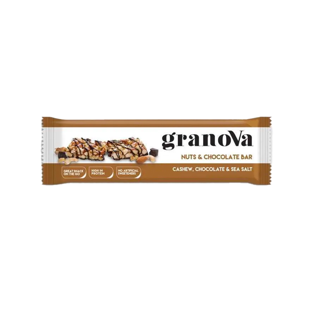 Granova - Nuts & Chocolate Bar (26g) – Tasty Snack Asia