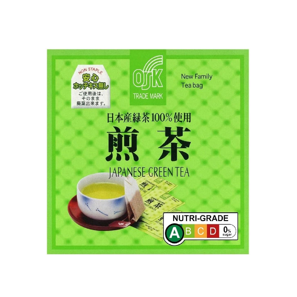 OSK - Japanese Green Tea (50/pack) (100g) (12/carton) – Tasty Snack Asia