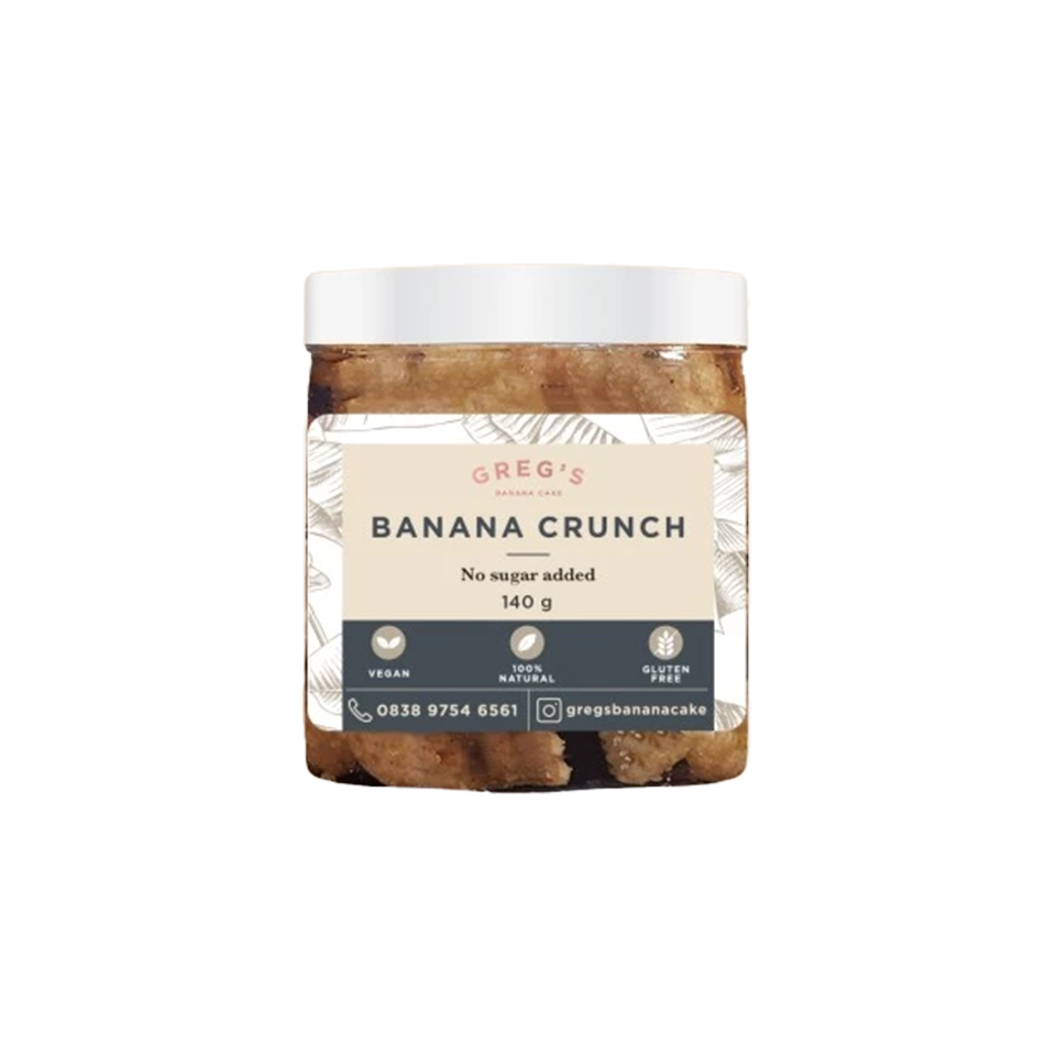 Greg's - Banana Crunch Himalayan Pink Salt Chips (140g) – Tasty Snack Asia