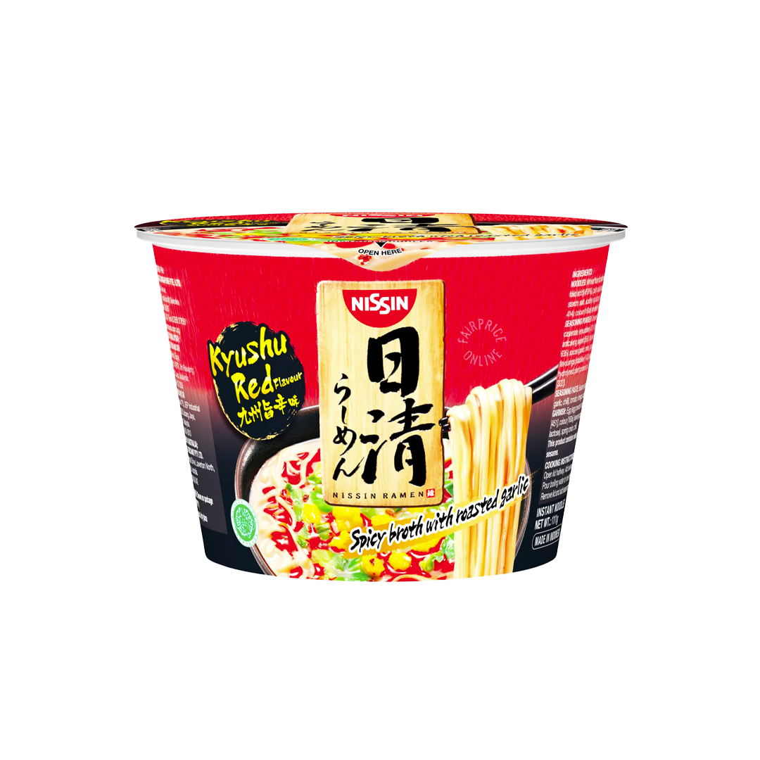 Nissin - Kyushu Red Ramen Bowl (18/carton) – Tasty Snack Asia